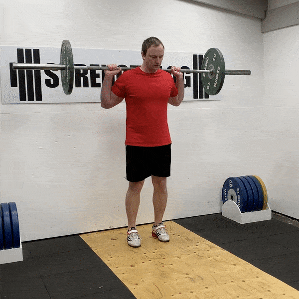 Utfall med skivstång - Styrkelabbet